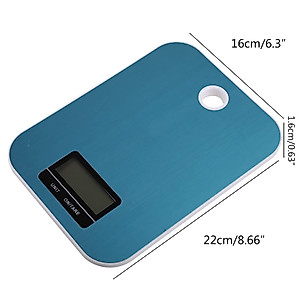 Multi-Function Kitchen Food Scale Digital Display with Auto-Off Function Measures in G Oz Fl.oz Kg M-l Accurate Scale Kitchen Scales Digital Weight Grams and Ounces for Baking
