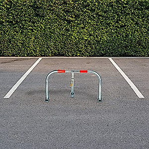 QQBAIHUO Parking Lock Folding Parking Barrier Removable Parking Space Lock Manual Parking Blocke Suitable for Family Parking Spaces, Parking Lots Parking Bracket