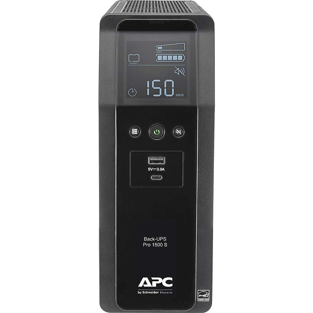 APC Sine Wave UPS Battery Backup & Surge Protector, 1500VA, APC Back-UPS Pro (BR1500MS) Bundle Including 16GB DataTraveler