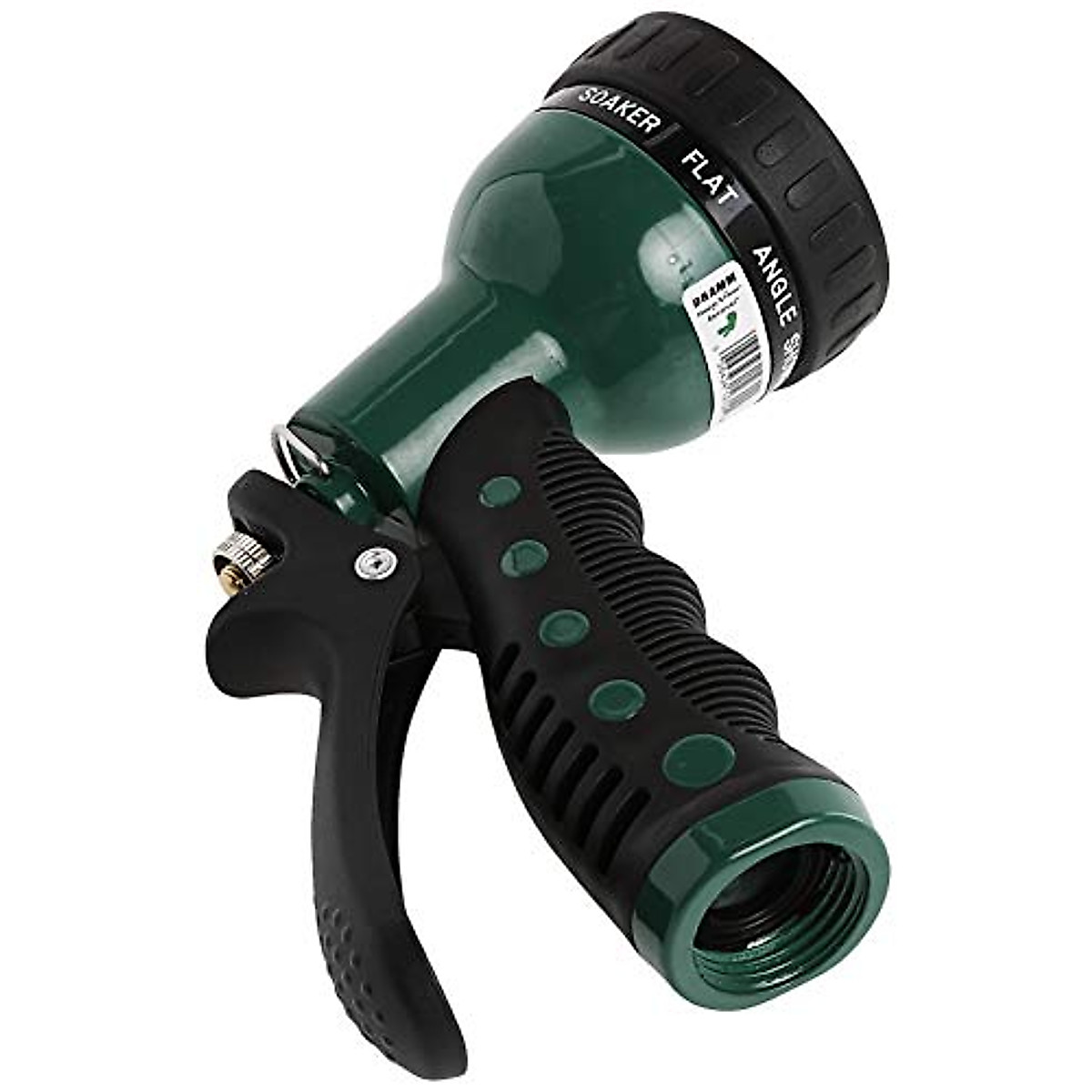Dramm 12704 9-Pattern Revolver Spray Nozzle, Green