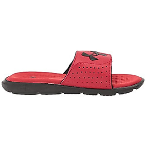 Under Armour boys Ignite Pro Slide Sandal, (600) Red/Black/Black, 12 Little Kid US