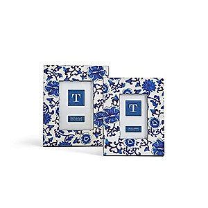 Two's Company Blue Willow Set of 2 Photo Frames