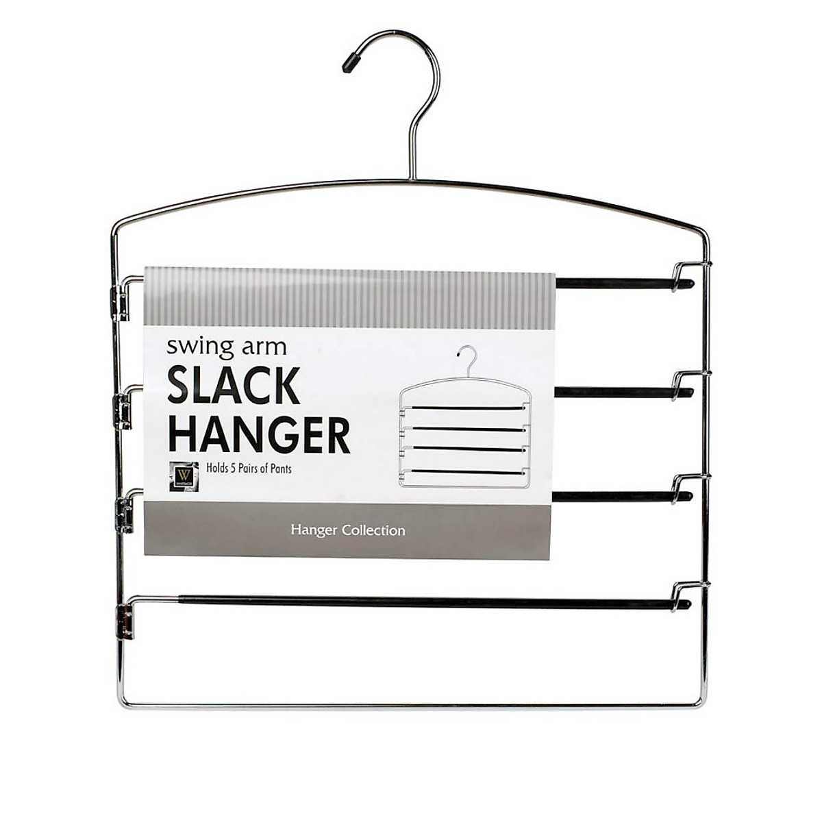 Whitmor Swing Arm Slack Hanger, Chrome