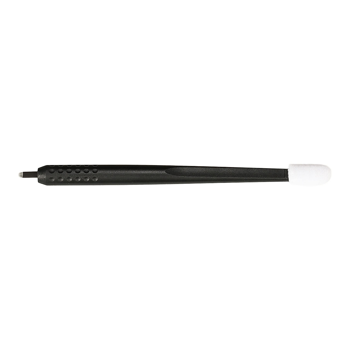 PACK OF 10 - Mellie Microblading Disposable Microblading Pen with Pigment Sponge Disposable Tool For Creating Eyebrows Microblading Supplies (Black, U18 .18mm)
