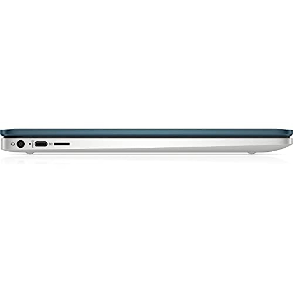 HP Chromebook 14a-na0120nr 14 Inch HD Laptop Intel Celeron N4120 Intel UHD Graphics, 4GB LPDDR4 RAM, 32GB eMMC Computer Storage, ChromeOS, USB Type-C, Wifi, Bluetooth Forest Teal (Renewed)