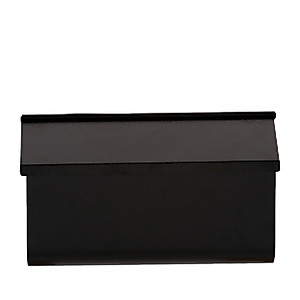 Architectural Mailboxes Woodlands Galvanized Steel Wall Mount Mailbox, L4010WBAM, Black, Medium Capacity