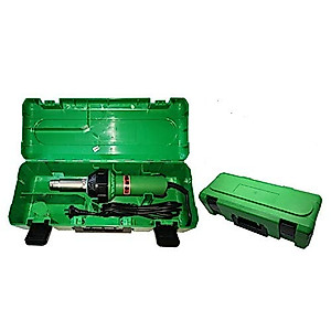 110V 1600W Plastic Hot Air Welding Gun Heat Plastic Welder Torch Plastic Welding Gun Hot Air Gun Kit with Nozzles and Roller