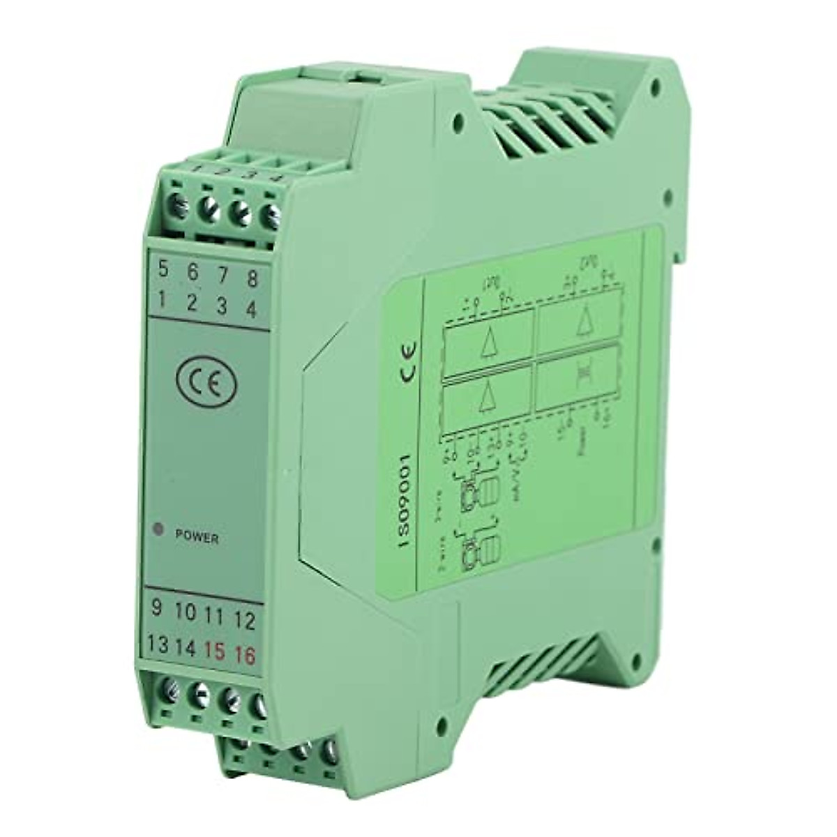DC Conditioner, DC 24V DC Current Isolator Transmitter 4-20mA PLC Detect Conditioner(1 in 2 Out, 4-20mA to 4-20mA)