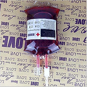 JCLMER 25 Pcs Blood Energy Drink Bag Drink Container IV Bags, Translucent Plastic Pouches Drink Bags for Cold & Hot Drinks for Adults and Kids, Blood Bags Party Favour Drinking Cups