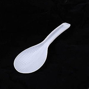 FEESHOW Portable Microwave Rice Cooker with Rice Paddle Food Steamer Pot White Small