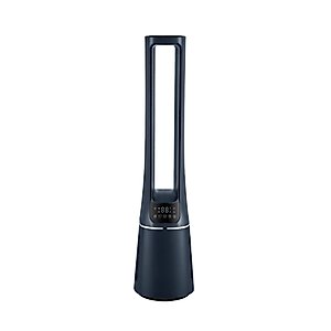 Midea 41" Bladeless Tower Fan & HEPA Air Purifier with Remote Control, Blue, AMS150-PB (Renewed)