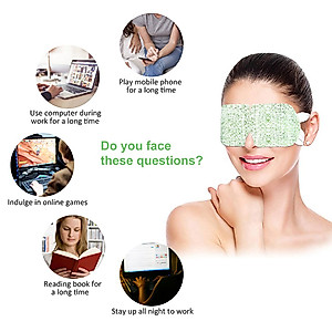 Adsoner Steam Eye Mask, 15 Packs Hot Steam Eye SPA Mask for Dry Eyes, Travel Essentials & Relaxation Gifts for Women, Men Lavender Fragrance Warming Eye Patch