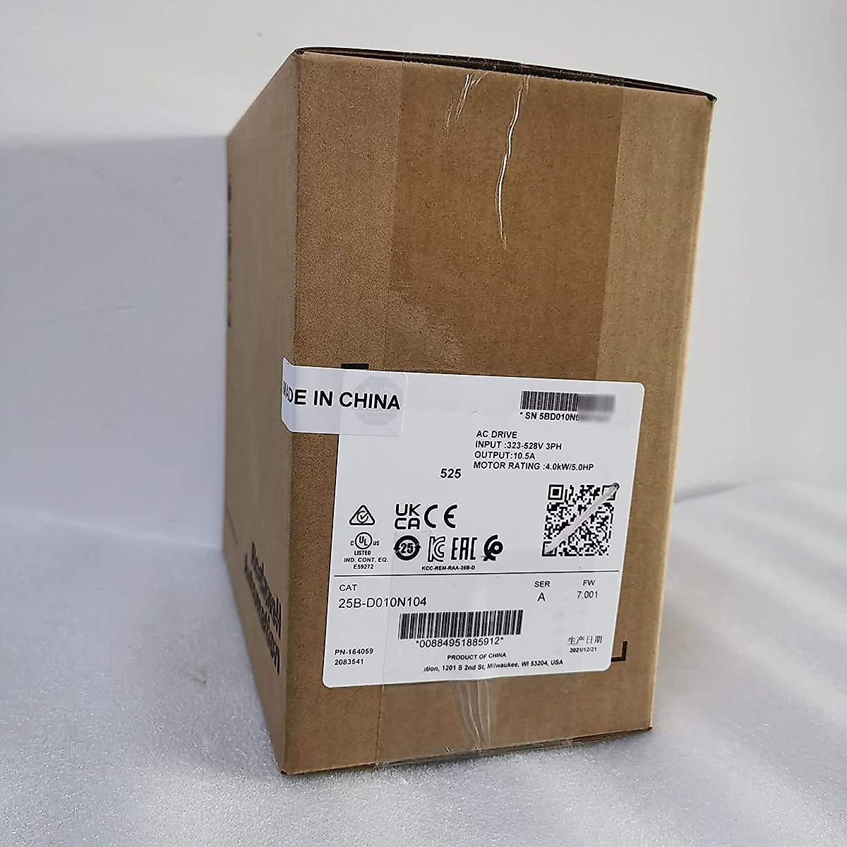 25B-D010N104 Series A 25BD010N104 PF525 AC Drive 3ph 4.0KW 5ph (4KW)