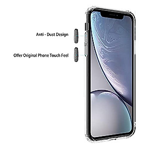 Migeec for iPhone XR Case Clear Soft Transparent Shockproof Protective Slim Thin Bumper Phone Cover for iPhone XR, 6.1 inch