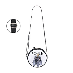 WellLee Fashion Lady Round Crossbody Bag Purse Messenger Bag