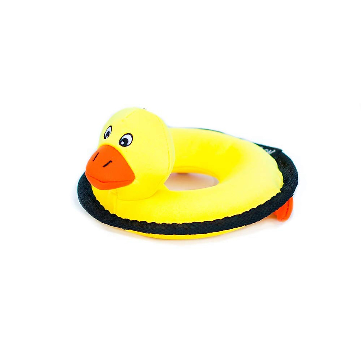ZippyPaws - Floaterz, Outdoor Floating Squeaker Dog Toy - Duck, Yellow