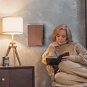 Clear Display Case for Bible, Acrylic Wall Mount Vertical & Horizontal Display Case, Book Display Case Family Old Bible Heirloom Organizer Box for Book Jewelry Collector, 10.25 x 7.25 x 2 inch