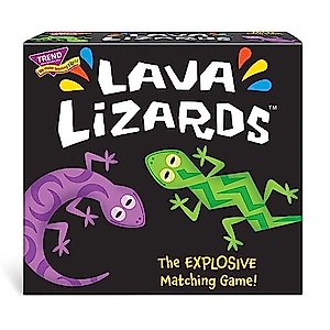 TREND enterprises Lava Lizards Three Corner Strategy Game Family-Friendly Card Games