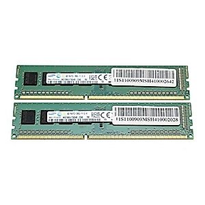 2x4GB (8GB Total) 1Rx8 SAMSUNG M378B5173QH0-CK0 PC3-12800U Desktop Memory