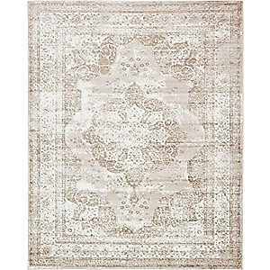 Unique Loom Sofia Collection Area Rug - Salle Garnier (8' x 10', Beige/ Ivory)