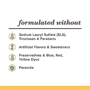 Burt’s Bees Toothpaste, Natural Flavor, Fluoride Toothpaste Deep Clean + Whitening, Mountain Mint, 4.7 oz each , (Pack of 3)