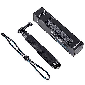 Vicdozia Camera Handle Grip Support Monopod Adjustable Pole Compatible with Go Pro Hero 8 7 6 5 4 3+ 3 Session AKASO SJCAM Xiaomi Yi DJI OSMO Action and More Sports Cameras