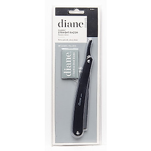 Diane Classic Straight Razor, Black, 2 lades