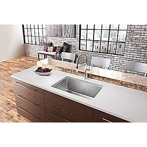 Quatrus R15 28 in. Single Bowl Kitchen Sink