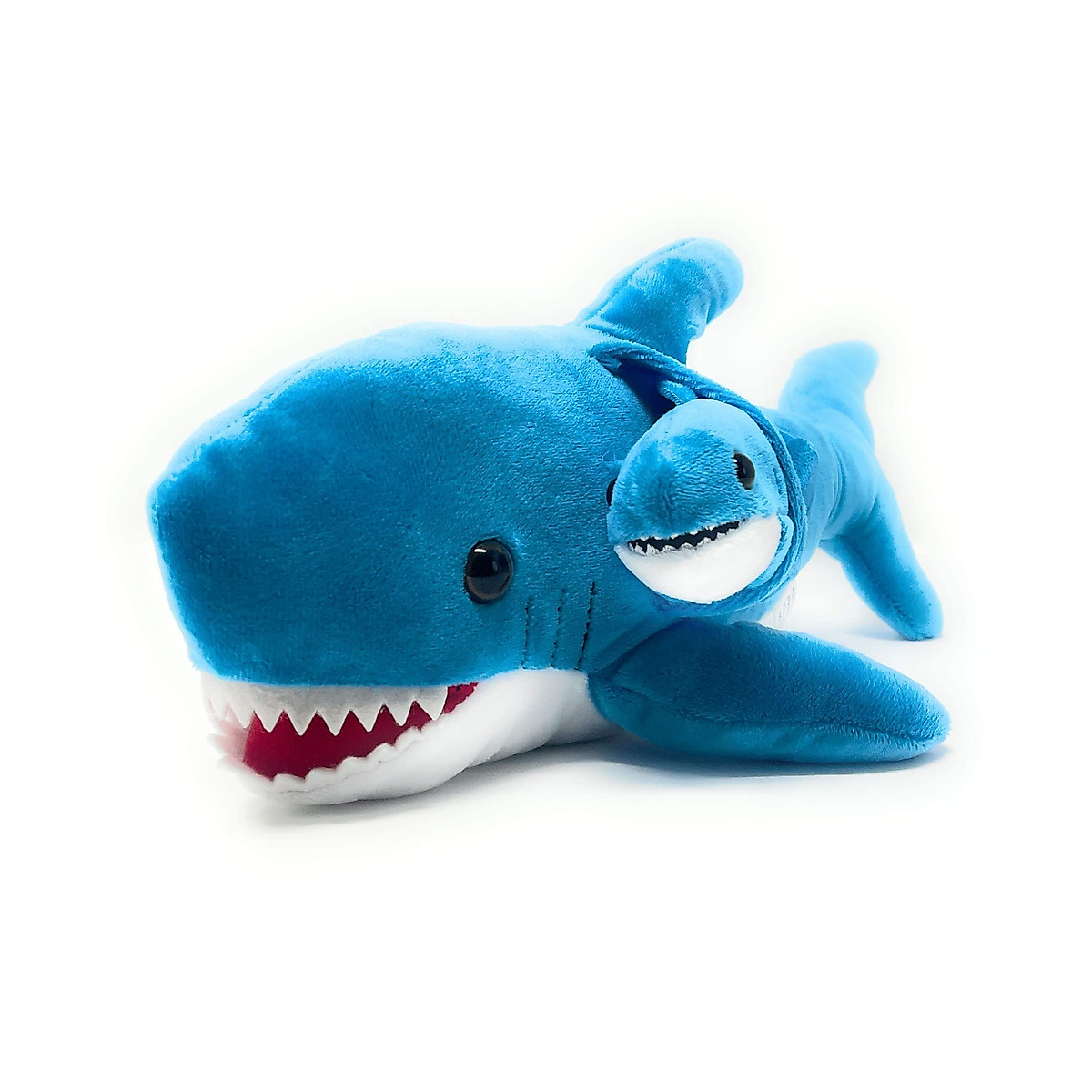 Fun Stuff Shark Plush Stuffed Animals – 18-inch Plush Shark with Baby Shark Plush | Kids Toy Set 2pc Bundle Shark Plush Toy | Shark Plushie