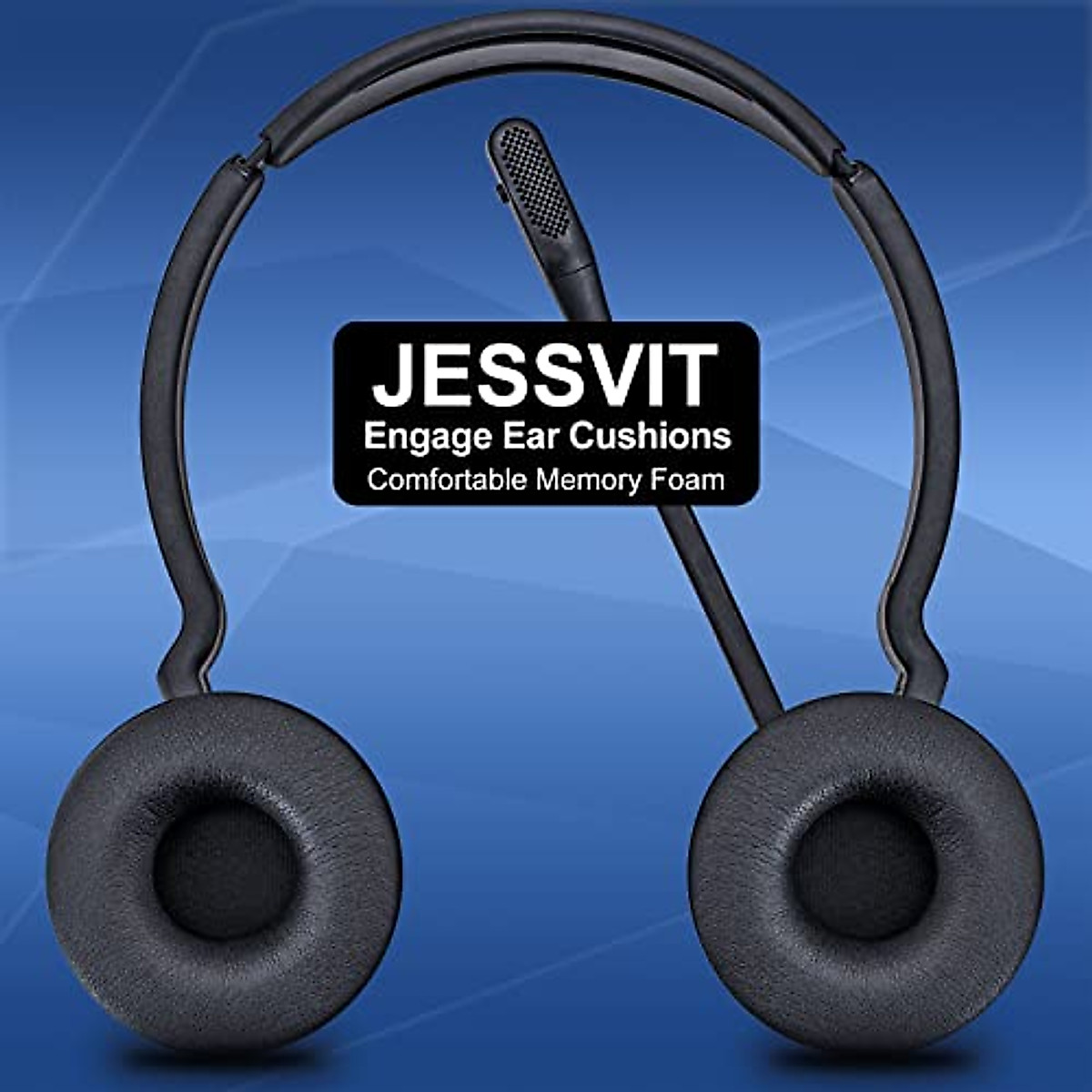 Engage 75 Earpads Replacement for Engage 75 and Engage 65 Headset - NOT FIT Engage 75/65 Convertible and Engage 75/65 Mono Model