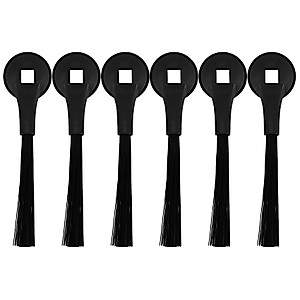 Senmubery Gfhrisyty 6 Pack Side Brushes Compatible with Shark Iq Robot R101Ae,Rv1001Ae,Rv1000 Vacuums,Sweeping Robot Accessories, Black