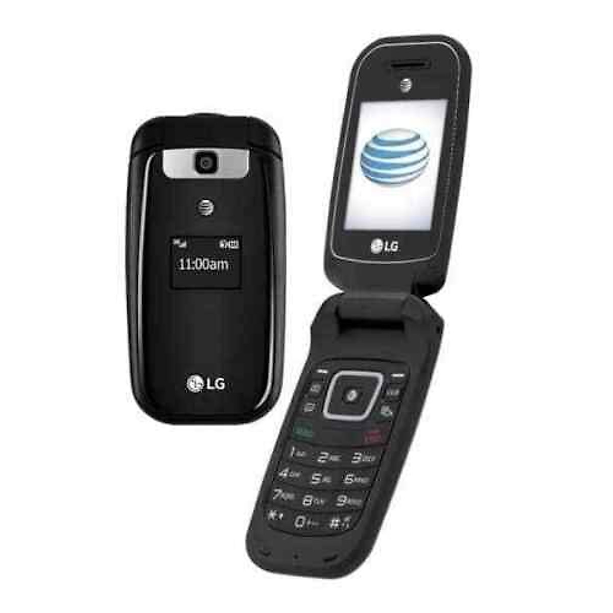 LG B470 - Black - (AT&T) Flip Phone GSM Unlocked T-Mobile Must Read