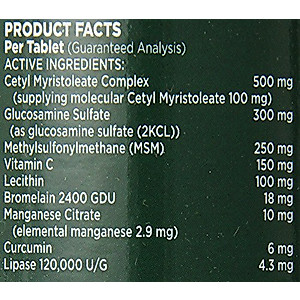 EHP Products Myristin Canine 240 Count Joint Formula