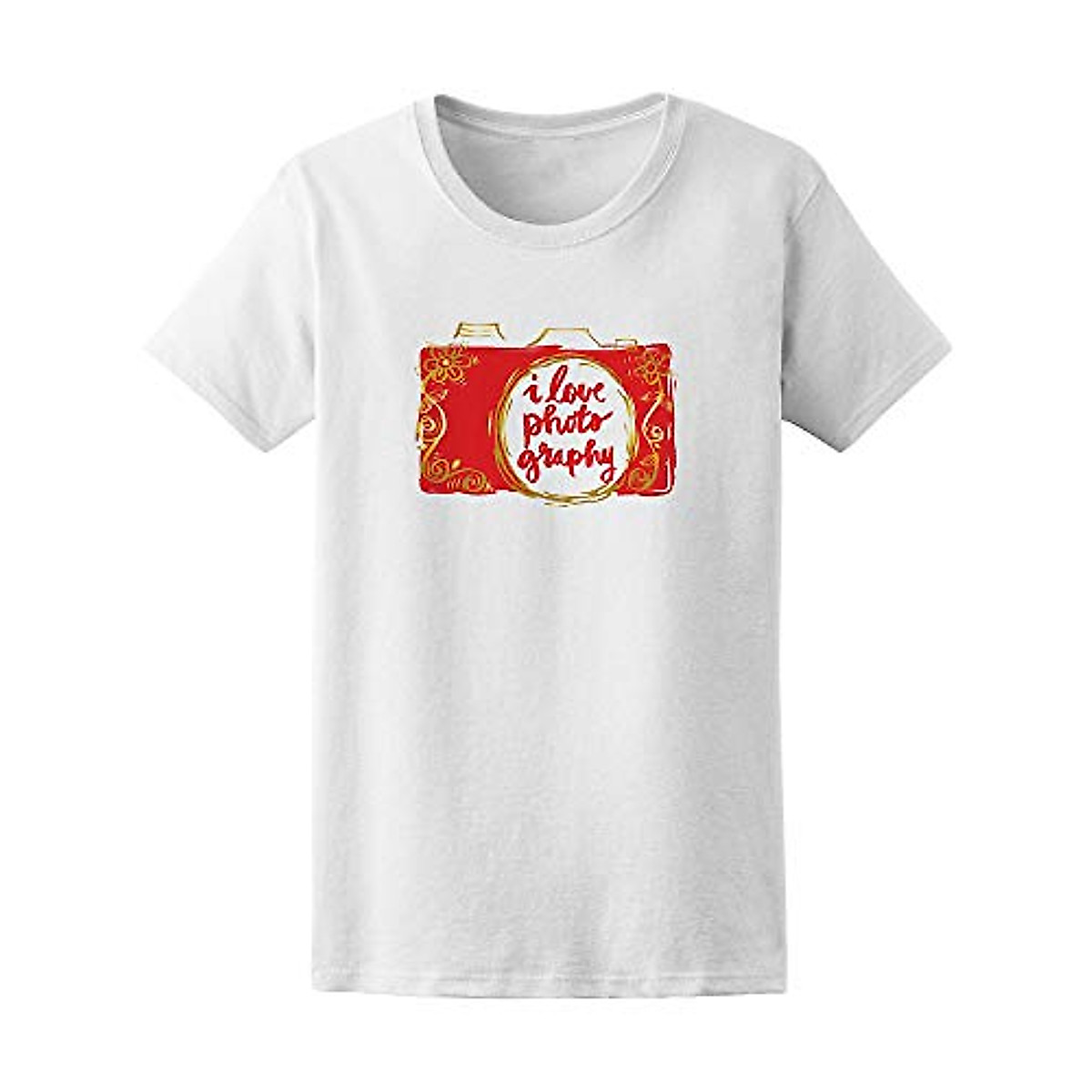 I Love Photography Colorful Camera Tee - Image by Shutterstock