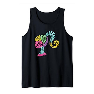 Barbie - Empowering Phrases Silhouette Tank Top