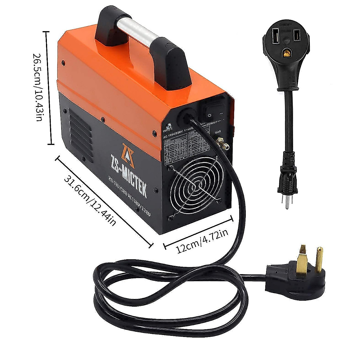 Tig Welder Machine+300A Welding Electrode Holder Clamp(Bundled goods)