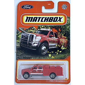 Matchbox - Ford F-550 Super Duty [red] - Rescue # 29/100