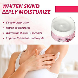 Kunnozz Underarm Instant Whiten Cream, Underarm Whiten Cream, Intense Lightening Skin Cream, Body Whiten Cream, Whiten Cream Dark Areas
