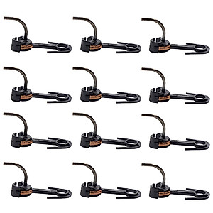 Generic 12pcs Model Trains HO Scale Horn Coupler Hook 20mm E-Z Mate Magnetic Knuckle Couplers for HO 1:87 Scale Model Trains
