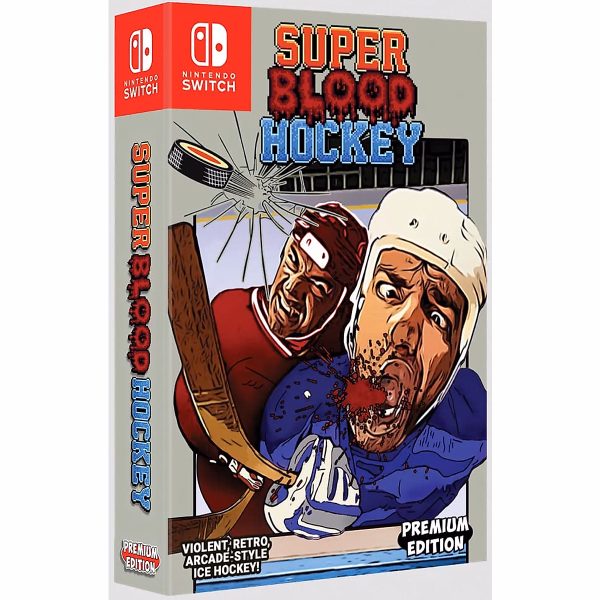 Super Blood Hockey (Retro Edition) (Game + Soundtrack Included) - Nintendo Switch