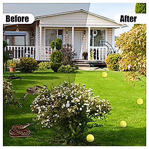 runhaze 10 Pack Snake Away Repellent for Yard Powerful Be Gone Pet and Children Safe Ball for Outdoors Defence Lawn Garden Camping Fishing Home Indoors Control
