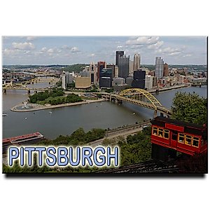 Pittsburgh Fridge Magnet Pennsylvania Travel Souvenir