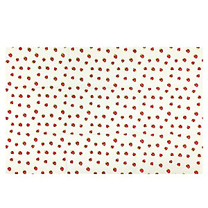 Wrapables® 100% Cotton Kitchen Dish Towels (Set of 3), Red Strawberries