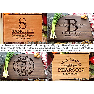 Personalized Cutting Boards, Wooden Custom Engraved Chopping Board for Wedding Gift, Bridal Shower, Engagement Gifts, Anniversary Gift, Housewarming Gift, Gift for Parents