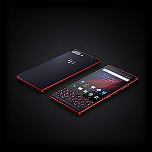 BlackBerry KEY2 LE (Lite) Dual-SIM (64GB, BBE100-4, QWERTZ Keypad, GSM Only, No CDMA) Factory Unlocked 4G Smartphone (Atomic Red) - International Version