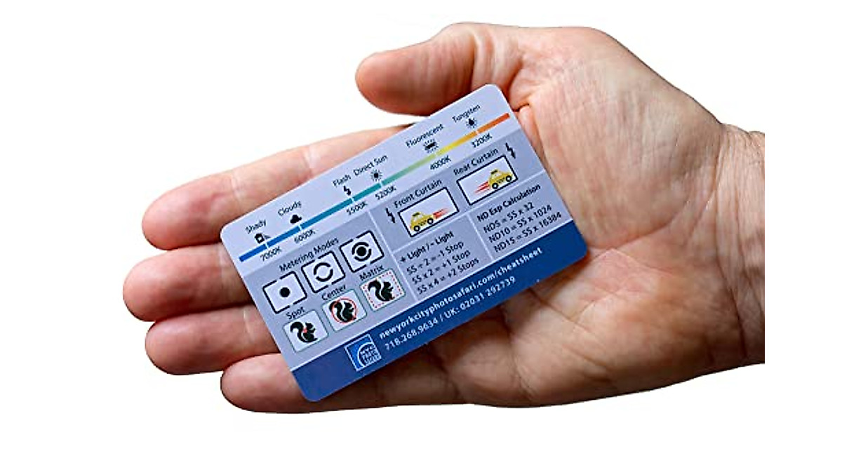 DSLR & Mirrorless Photography Cheat Sheets - Pocket Size