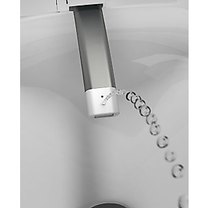 Captiva Smart Bidet Toilet with Voice Command - Fresh Air Filtration System - Heated toilet Seats - Elongated Floor Mount Toilet Smart Concealed Water Tank LED Display - Power Off Flush