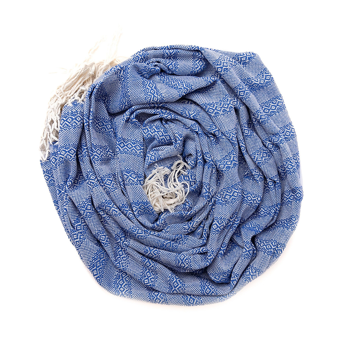 Baby Trapoz Mexican Rebozo Shawl, Ideal for Natural Birth, Doula Massage, 98.5", Royal Blue