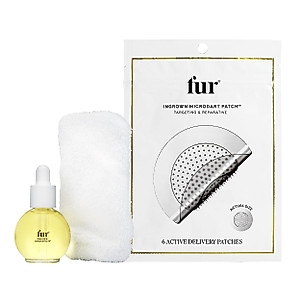 Fur Ingrown Concentrate and Microdart Patches Bundle: Smoothe, Soothe, and Treat Ingrown Hairs and Effectively Clear Up Ingrown Hair Bumps