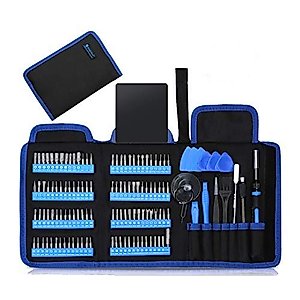 SOONAN 128 in 1 Precision Screwdriver Set, Magnetic Repair Tool Kit for iPhone Series/Xbox Series/PS3/PS4/Nintendo Switch/iPad/Tablet/Laptop/Watch/Cellphone/PC/Camera/Electronic
